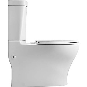 Kohler K-4774-0 Brevia Elongated White Toilet Seatwith Quick-Release Hinges And Quick-Attach Hardware For Easy Clean