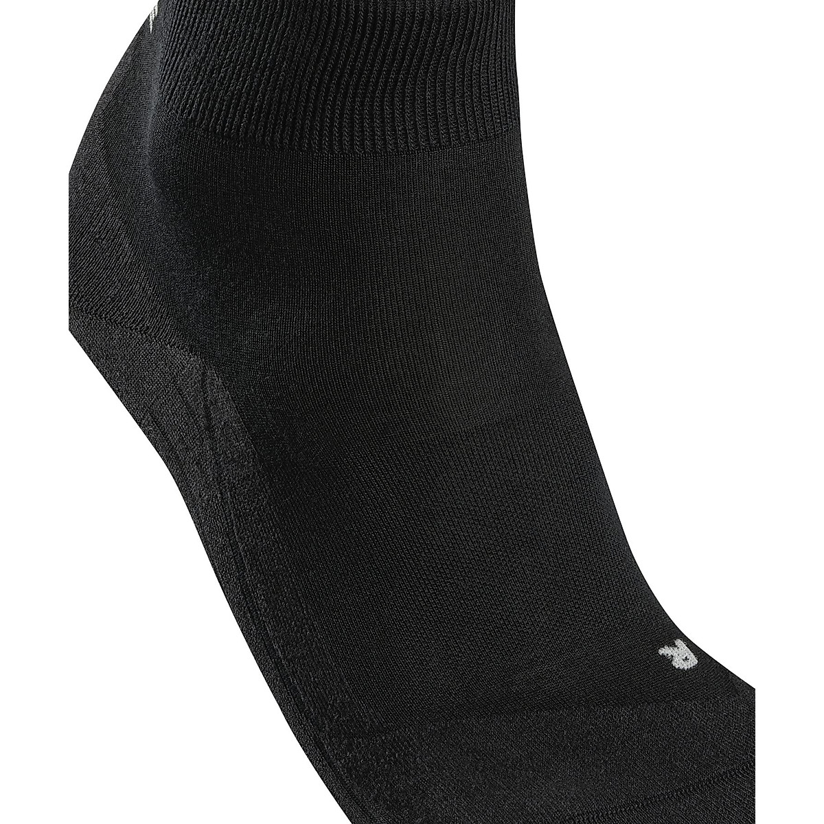 FALKE Mens RU4 Light Short Running Socks, Breathable Moisture Wicking Anti-Blister, Low Cut Athletic Ankle Sock, Black (Black-Mix 3010), US 10.5-11.5 (EU 44-45 Ι UK 9.5-10.5), 1 Pair,16760