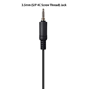 UAYESOK 3.5mm Screw Thread Speaker Mic IP54 Waterproof for Yaesu Vertex VX-6 VX-6R VX-7R VX-170 FT-270 HT Standard Horizon HX210 HX270 HX400 HX750S HX870 HX890 Handheld Marine Radio Transceiver