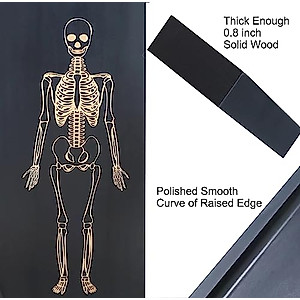 Goth Charcuterie Boards - Coffin Tray Skeleton for Horror Party - Coffin Serving Tray Food Decor - Gothic Kitchen Accessories Cheese Platter Tray