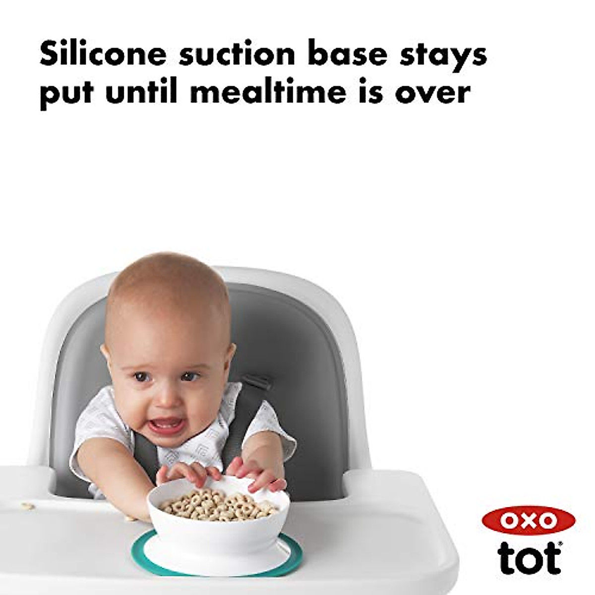 OXO Tot Stick & Stay Suction Plate & Bowl Bundle - Teal