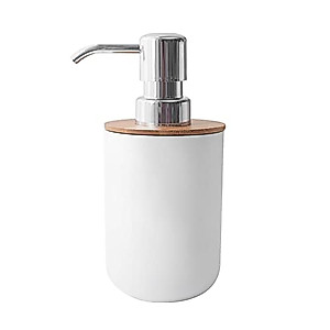 JIANWEI Bathroom Accessory, Bathroom Decor Accessories, Soap Dispenser, Toothbrush Holder, Toothbrush Cup, Soap Dish, Toilet Brush, Ideal for Bath Vanity Countertop Décor(Soap Dispenser)
