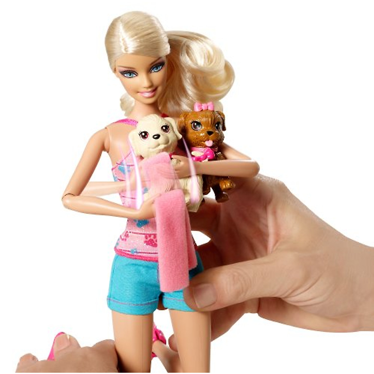 Barbie Suds and Hugs Pups Playset