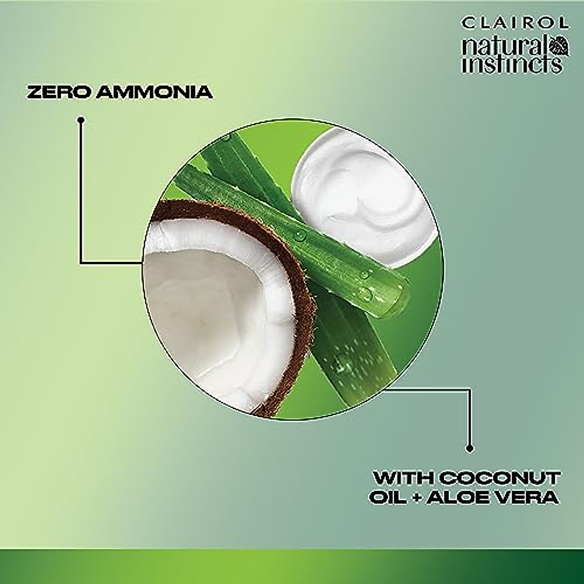 Clairol Natural Instincts Demi-Permanent Hair Dye, 2 Black Hair Color, Pack of 1