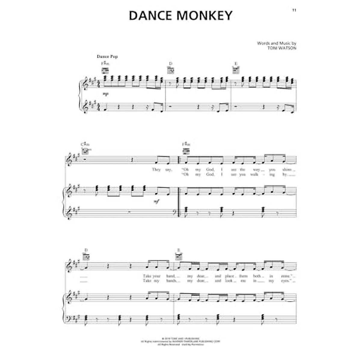 Popular Sheet Music: 30 Hits from 2017-2019 Arranged for Piano/Vocal/Guitar