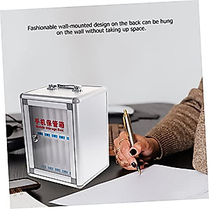 MAGICLULU Mobile Phone Safe Metal Storage Cabinet Lockers for Employees Metal Storage Shelves Cell Phone Storage Box Storage Box for Mobile Phone Locker Storage Cabinet for Classroom Metal