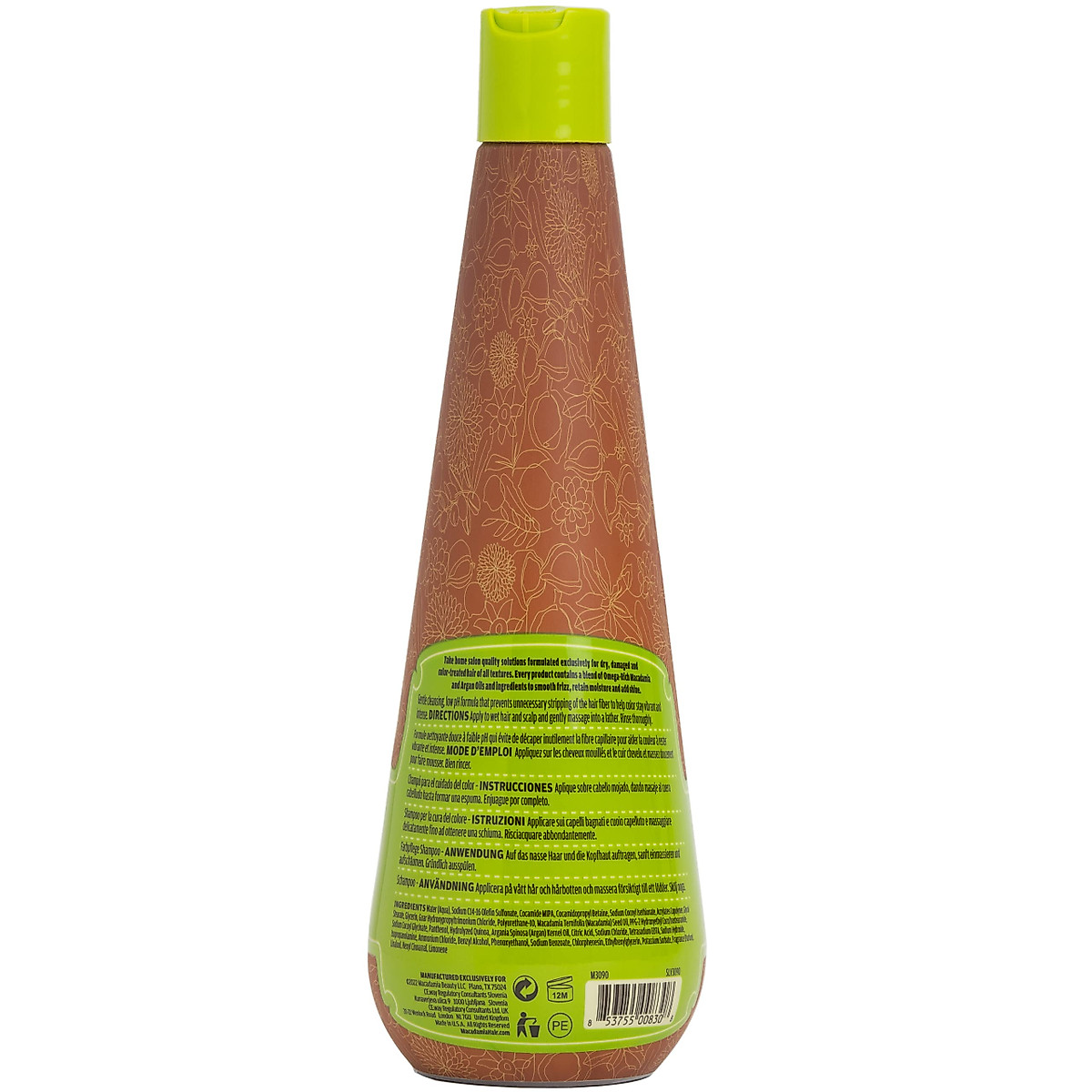 Macadamia Natural Quinoa Shampoo with Argan Oil for Color-Treated Hair - Enhances Shine, Strength, and Color Retention