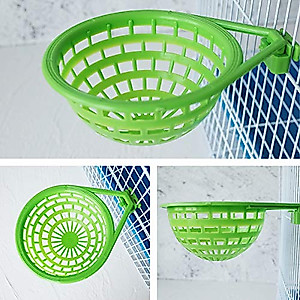 FOIBURELY 3 Sets Canary Nest Bird Nest Plastic Hatching Nest Finch Parrot Canary Nest with Nesting Pads