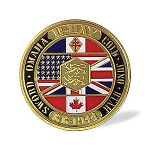 U.S. Army World War II Challenge Coin WWII Europe Soldier Veteran’s Gift.