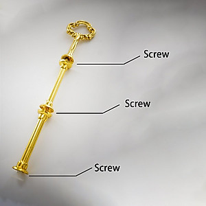 Artliving 3-Tier Plastic Cake Stand-Dessert Stand-Cupcake Stand-Tea Party Serving Platter White Gold