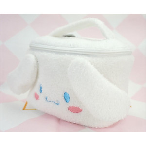 lierde Plush Bag Cosmetic Storage Bag Purse Storage Bag Packaging Christmas Decorations (Pink White)