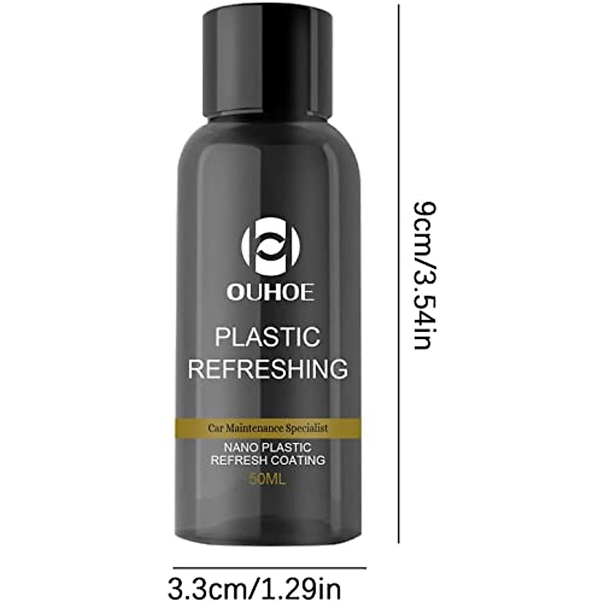 Lotifie Car Plastic Parts Refurbish Agent - Car Refurbishment Cleaning Agent,Car Plastic Refreshing Nano Plastic Refreshing, Car Restorer Cream Quick Restorer (50ML-3PC)