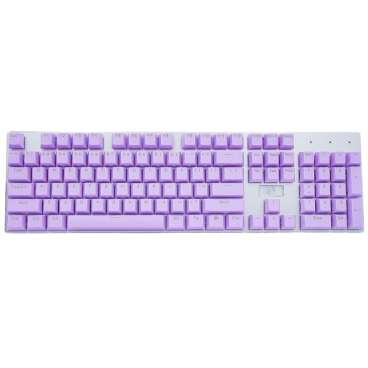 Granvela ABS Keycaps Set for Mechanical Keyboards, 104 Keys | for RGB Backlit | ANSI US-Layout | Campatible with 100% 75% 65% 60% MX Keyboard- Purple