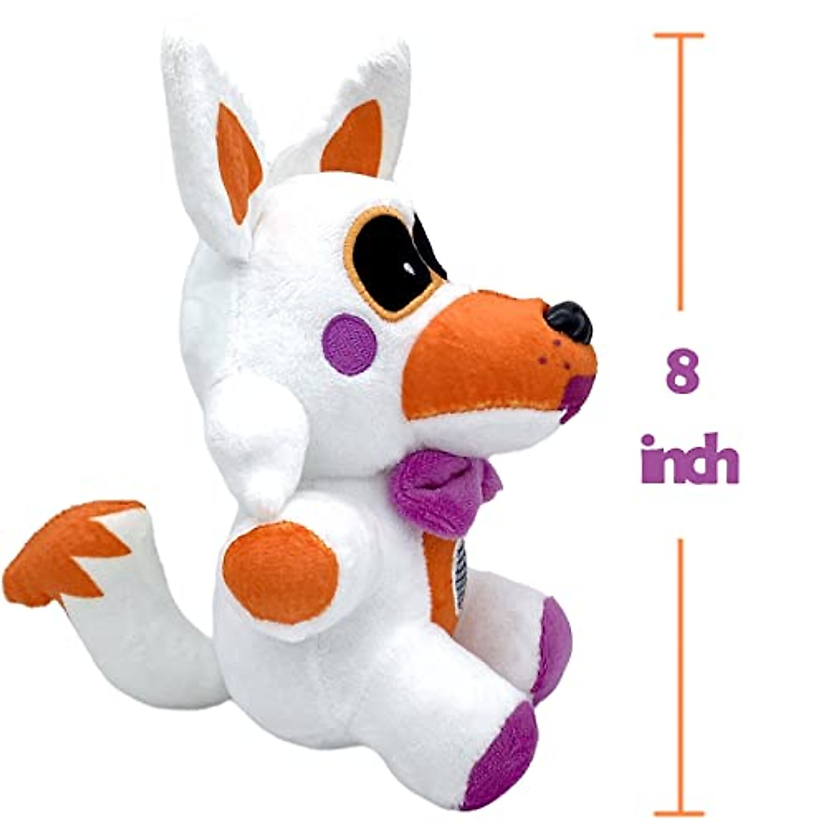 Milenzom Lolbit Plush 8 Inch,5 Nights Freddy Plushies Toys, Gifts for Fans