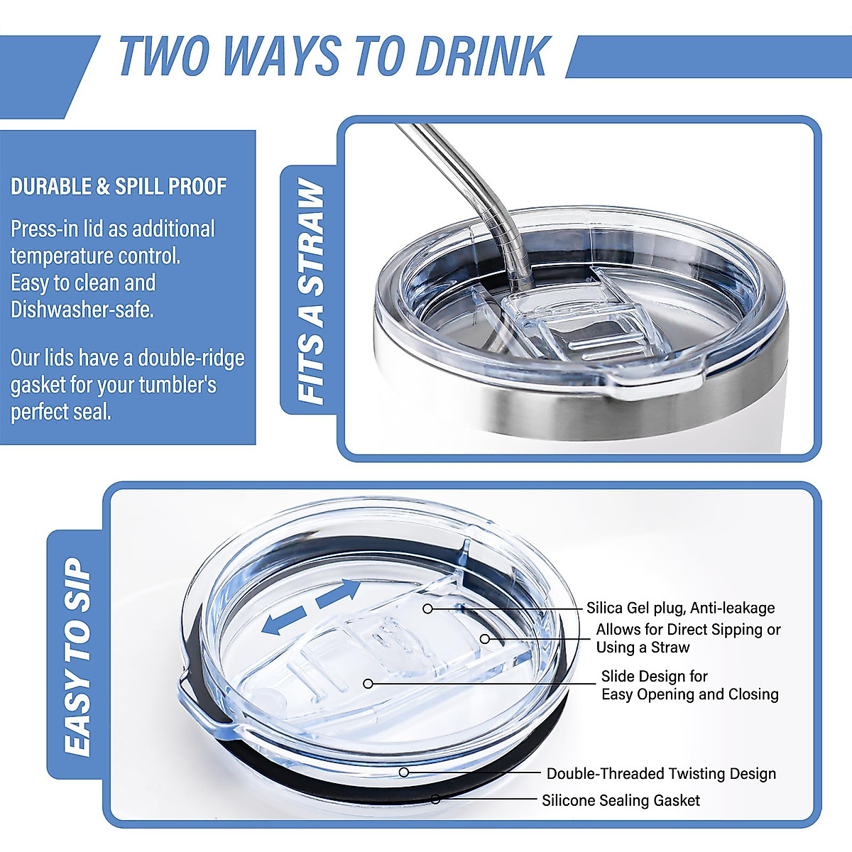 Equoza Birthday Spiritual Gift for Christian Men,A Child of God A Man of Faith,20oz Insulated Tumbler Cup Coffee Mug with Lid（Pack of 1）