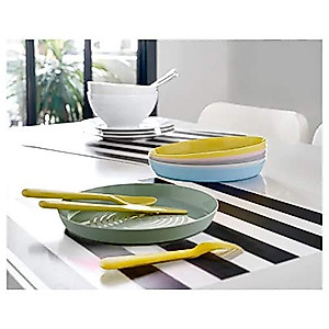 Ikea Plastic Plate (Mixed Colours) - Set of 6