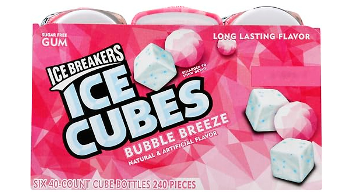 ICE BREAKERS Bubble Breeze Sugar Free Gum - Freshen Up Now