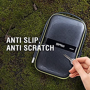 SP Silicon Power 2TB Rugged Portable External Hard Drive Armor A60 Shockproof USB 3.1 Gen1 for PC Mac Xbox and PS4 Black