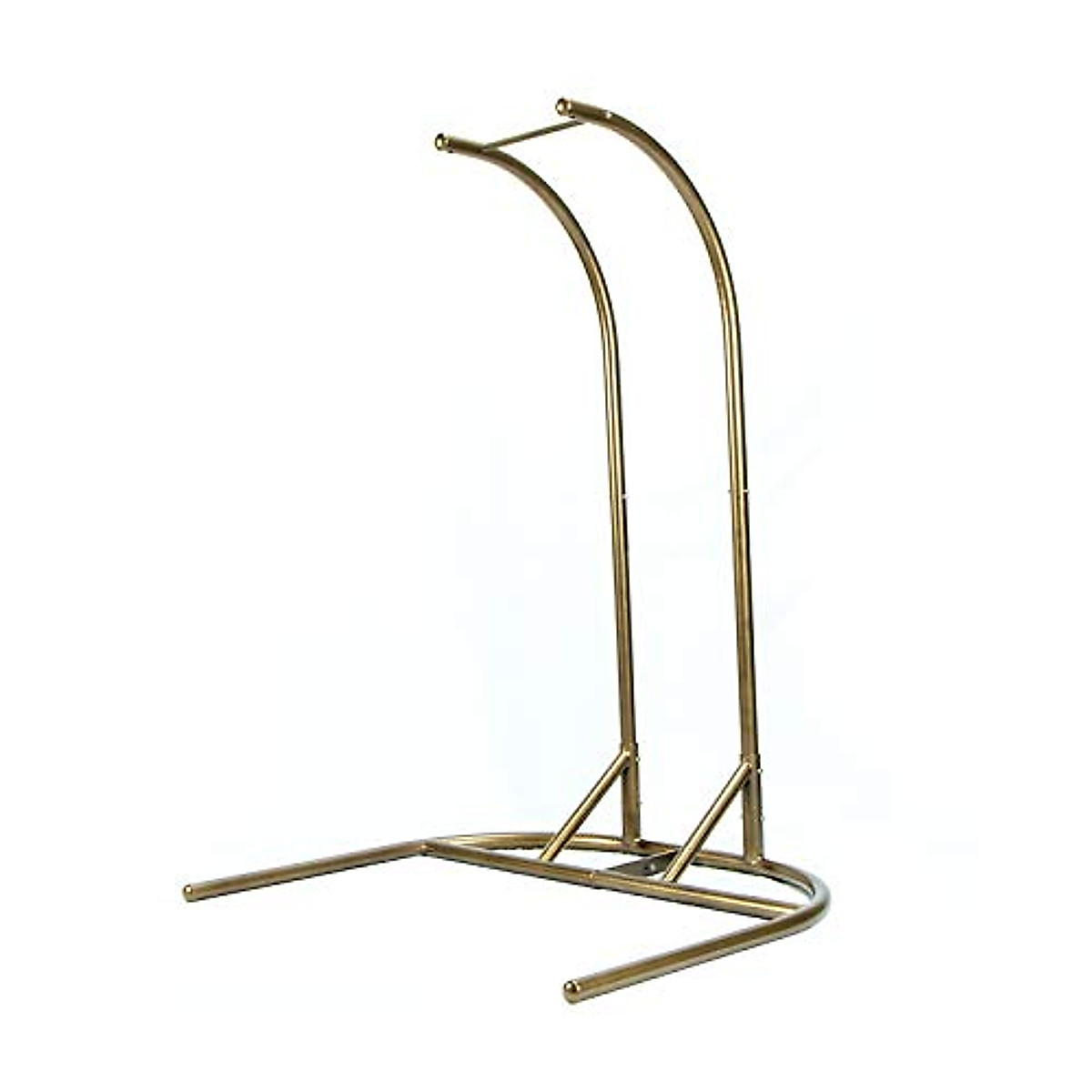 LeisureMod Outdoor Patio Beige Wicker Hanging 2 Person Double Egg Swing Chair (Dark Red)