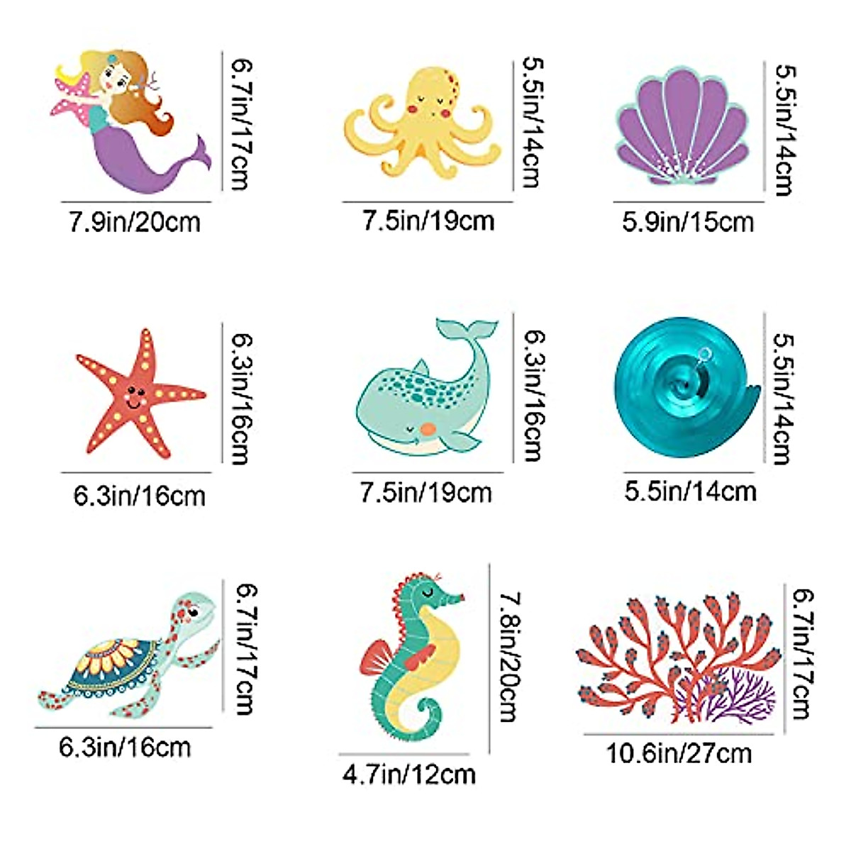 DmHirmg OceanHangingSwirl Decoration, OceanSwirl Decorations Hanging SwirlSpiral Decorations of OceanThemed, Under the Seas HangingSwirl Decorations OceanAnimals Parties Supplies