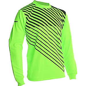 Vizari Arroyo Youth Soccer Goalkeeper Jersey for Youths | Shock Absorbing Long Sleeve Goalie Jersey (US, Alpha, Large, Regular, Green/Black)