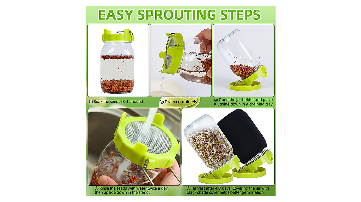 Sozize Sprouting Kit - Grow Fresh Healthy Sprouts
