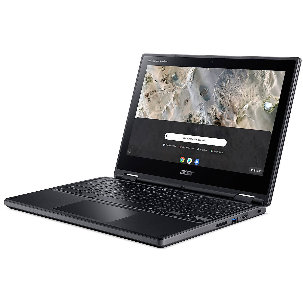Acer Chromebook Spin 311 11.6" Touchscreen 2-in-1 Laptop, AMD A6-9220C Processor up to 2.7GHz, 4GB DDR4 RAM, 64GB Storage (32GB eMMC + 32GB Flash Drive), WiFi, Bluetooth, Type-C, Black, Chrome OS
