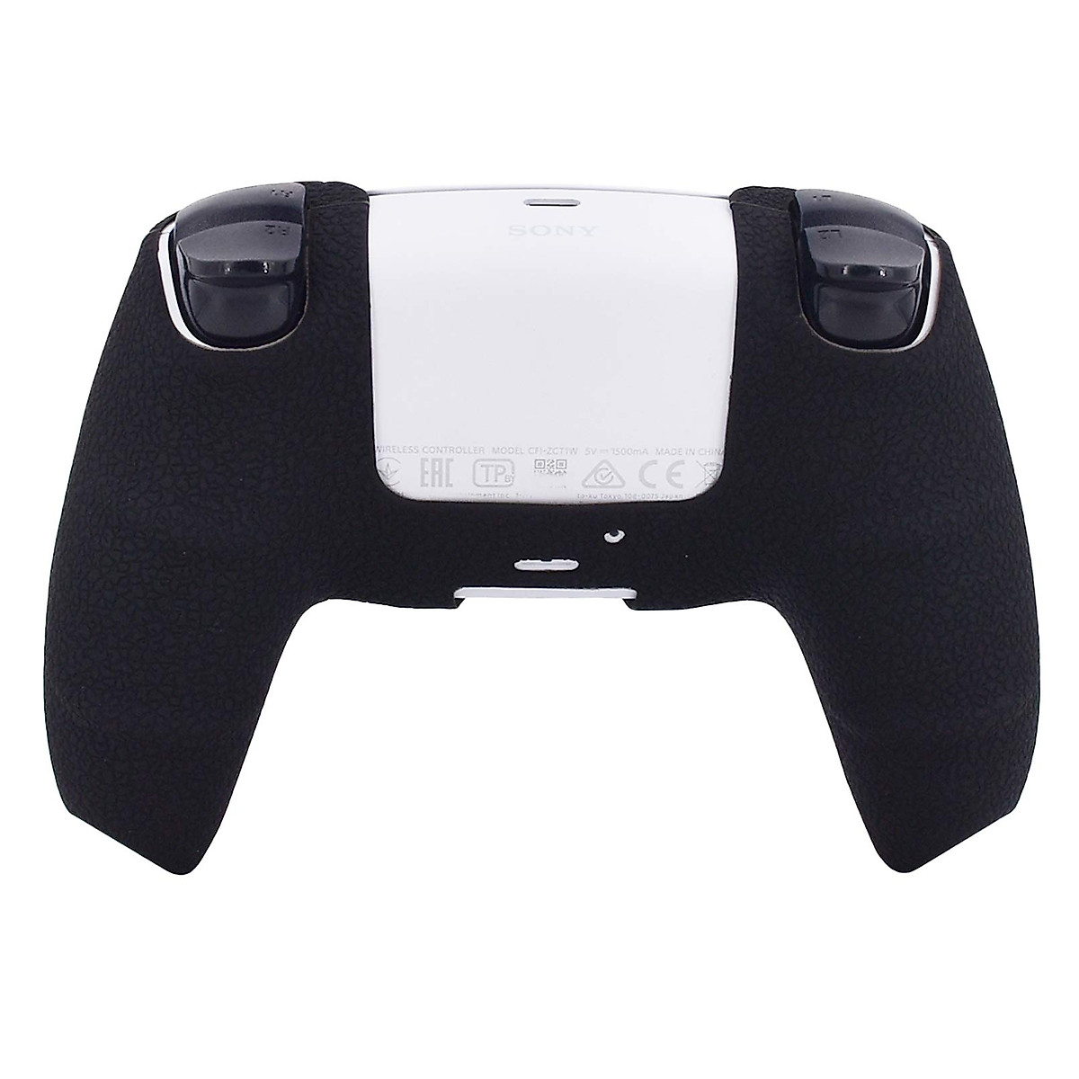 PS5 Controller Cover,Hikfly Silicone Skin for Sony PlayStation5 Controller Grip Skin Protector Faceplates Kits Video Games(1x CamoBlue Cover with 4 x Thumb Grips Caps)