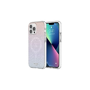 kate spade new york Protective Hardshell Case for MagSafe for iPhone 13 Pro - Ombre Glitter Pink