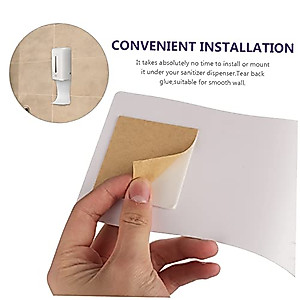 Alipis 1Pc Water Tray Laundry soap Catcher Tray Dispenser Droplet Tray Body wash Container Foam Catch All Trays Automatic drip Tray Wall Drip Tray bark soap Dish Liquid soap White Plastic