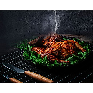 BEWAVE Pellet Smoker Tube for All Grill Electric Gas Charcoal or Smokers Hot/Cold Smoking, Free Tube Brush, 12 Inch, 2 Pcs