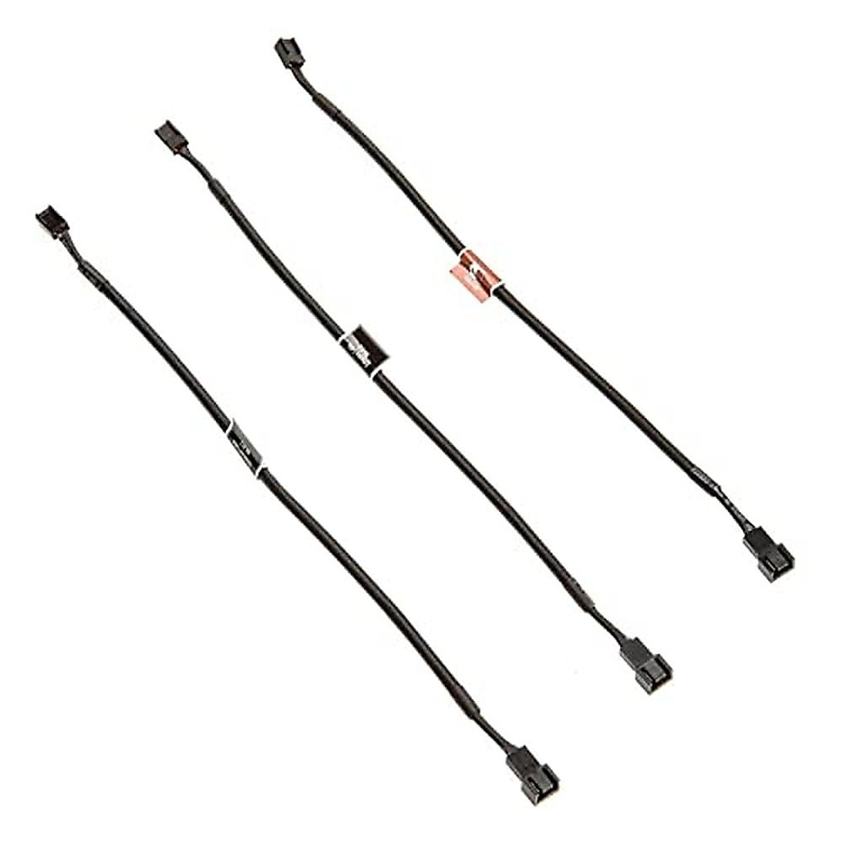 Noctua NA-SEC2, 3 Pin Fan Extension Cables (30cm, Black)