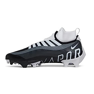 Nike Mens Vapor Edge Pro 360 Football Cleat, Black/White-Dk Smoke Grey HEATSEEKERS Sz 12