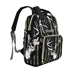 Diaper Bags with Name Waterproof Mummy Backpack Nappy Nursing Baby Bags Gifts Tote Bag for Women