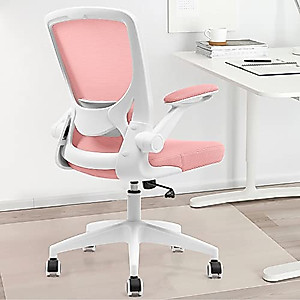 KERDOM Ergonomic Office Chair, Breathable Mesh Desk Chair, Lumbar Support Computer Chair with Wheels and Flip-up Arms, Swivel Task Chair BIFMA Passed, Adjustable Height Home Gaming Chair