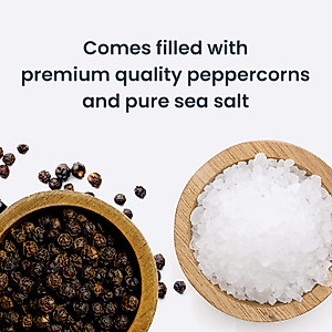 Olde Thompson 5.5" Sunset Fiesta Salt Shaker & Pepper Mill Set, Adjustable Pepper Grinder