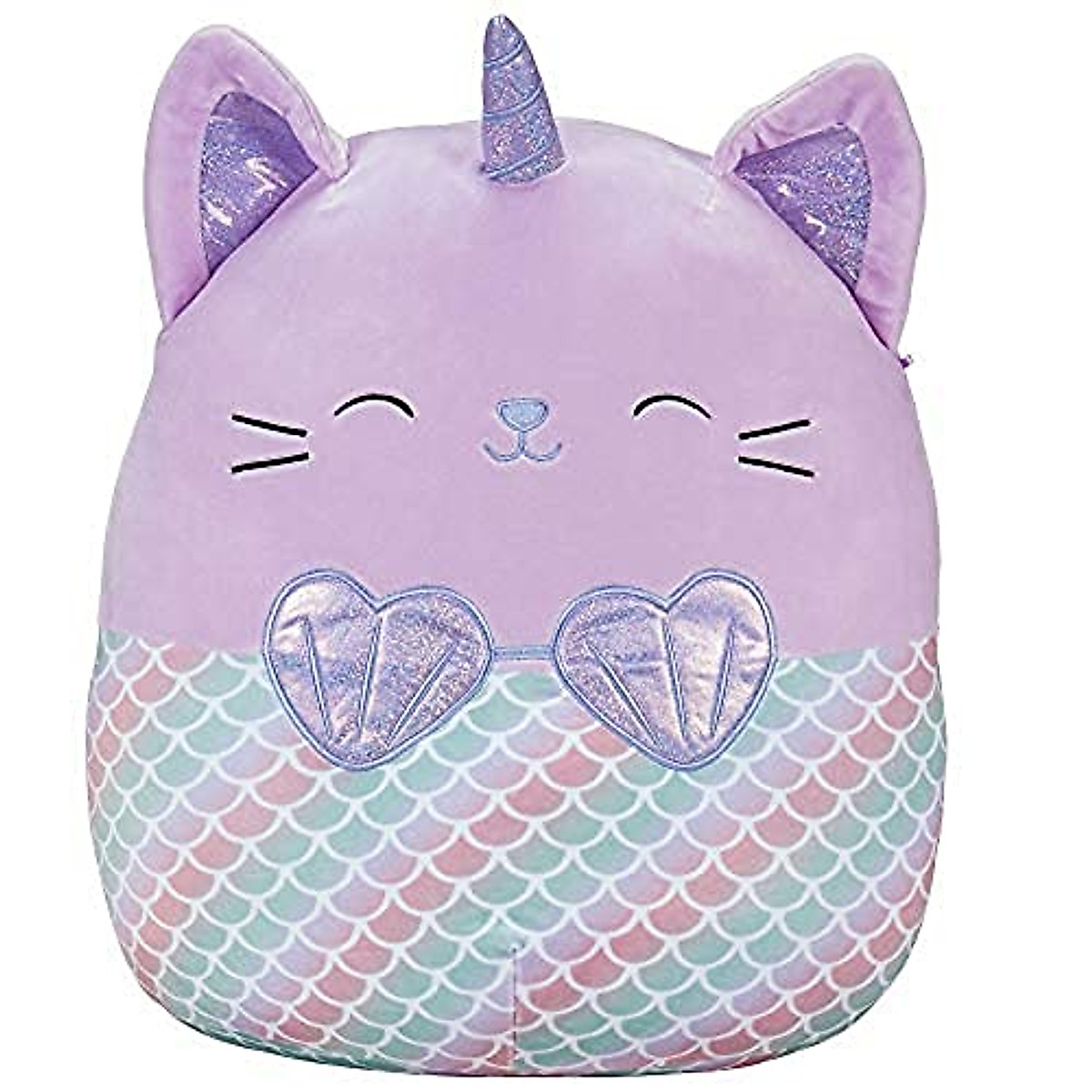Squishmallows Official Kellytoy Plush 16" Anya The Caticorn Mermaid- Ultrasoft Stuffed Animal Plush Toy (Amazon Exclusive)