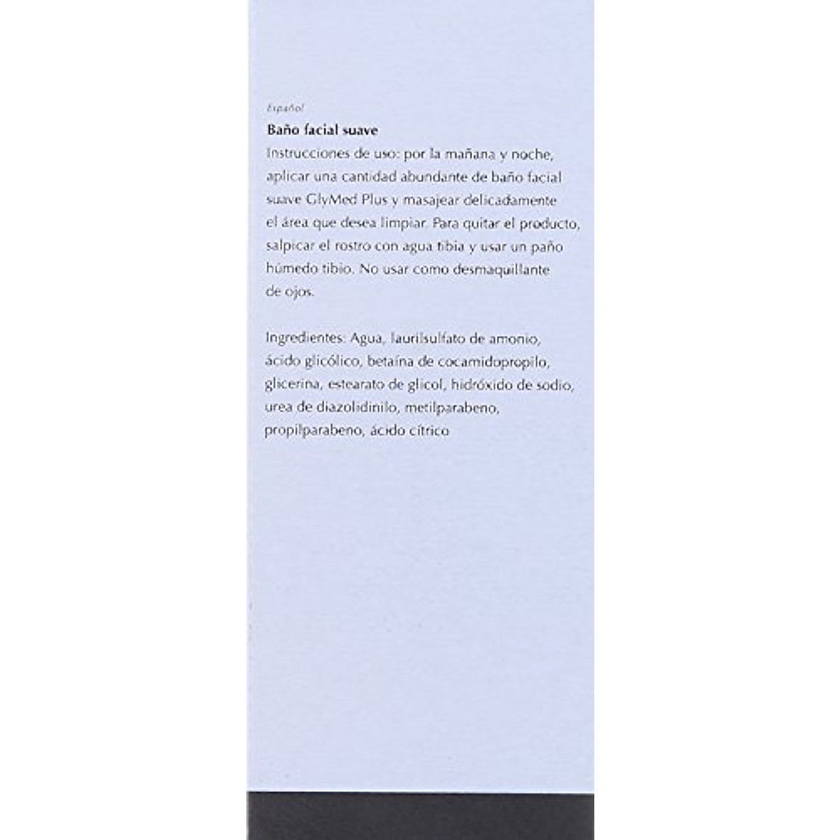 GlyMed Plus Age Management Gentle Facial Wash, 8 Ounce