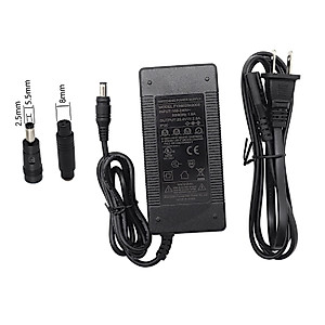 xiixtoo 29.4V 2A AC Power Supply Charger 24V 25.2V 25.9V AC-DC 5.5 x 2.1 mm Plug with 5.5 x 2.5 mm Tip for 7S 24V Lithium Battery Pack