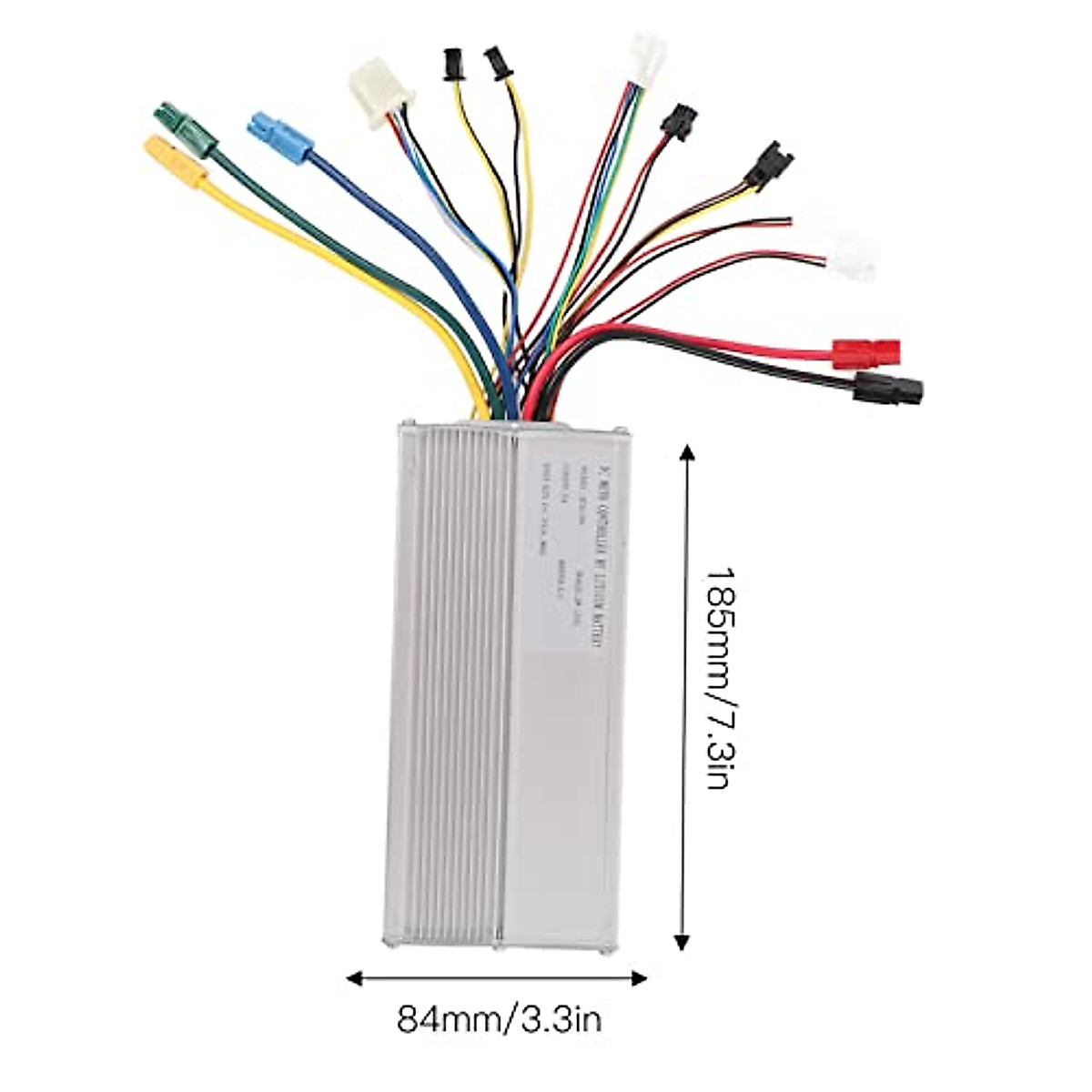 Vbestlife Front Wheel Electric Bicycle Conversion Motor Kit, 20 Inch 48V 1500W Electric Bike Front Drive Motor Wheel Kit with 35A Controller LC‑S866 Meter Shifter Assist Sensor