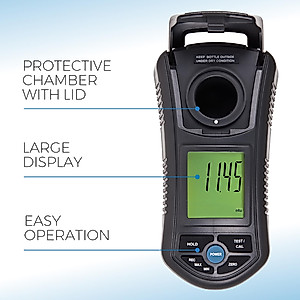 Sper Scientific Turbidity Meter, Water Quality Tester, Portable Water Quality Meter for Field and Lab, Turbidimeter for Water Test with Carry Case (860040)