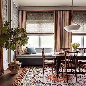 Matace ,8x10 Feet Rectangle, Area Rug, Soft, Durable, Stain Resistant, Distressed, Low Pile, Non-Shedding, Easy Clean, Printed, Living Room Rug,Bedroom Rug, Dining room rug