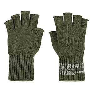 Mcguire Gear US Fingerless Wool Glove (OD Green)