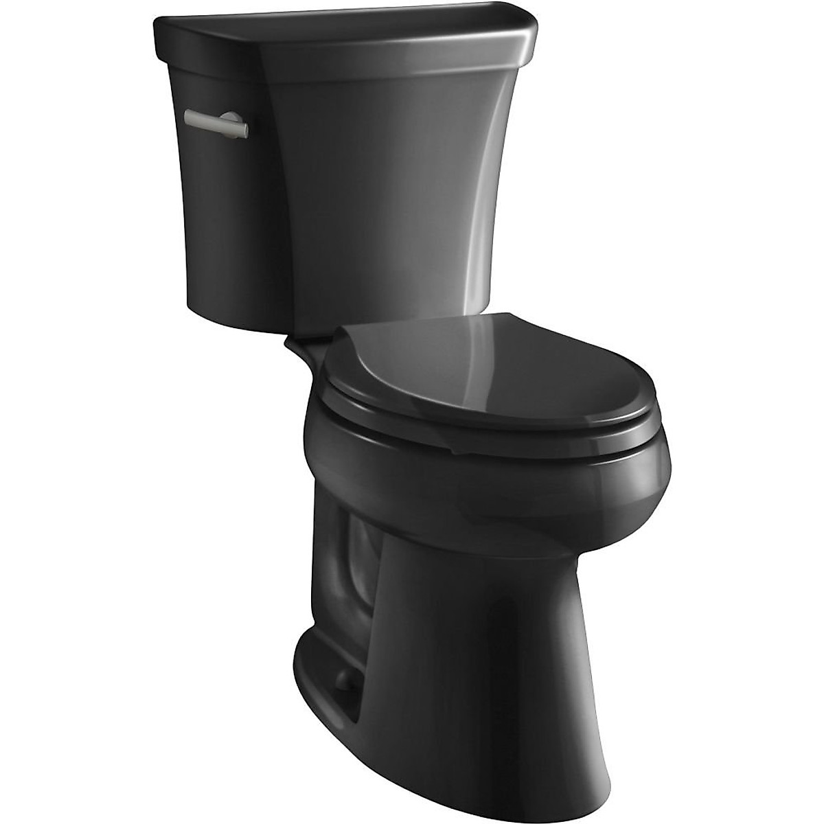 Kohler K-3999-7 Highline Comfort Height Toilet, Black