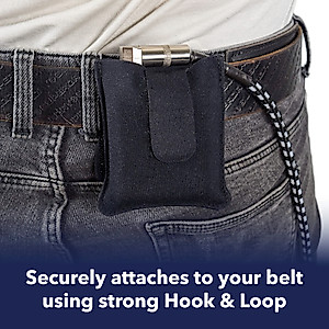 URSA Live Pouch: Premium Belt & Instrument Strap Pouch for Wireless Transmitters & Receivers. Quick and Secure Removal and Attachment. Compatible with Line 6, Sennheiser, Shure & More (Medium)