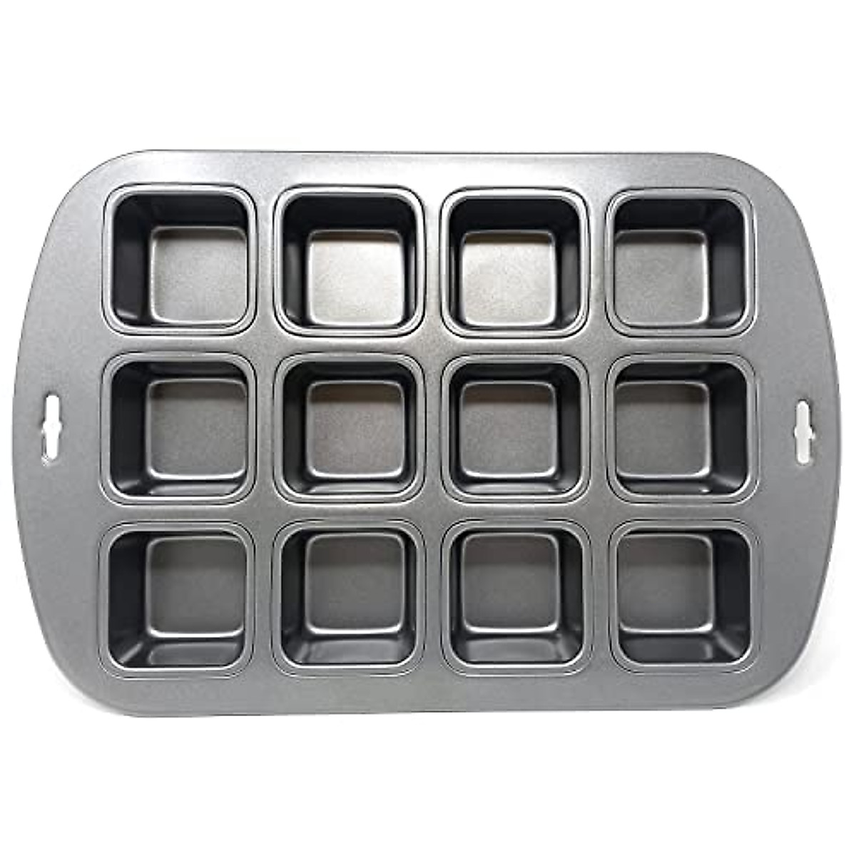 Norpro Nonstick 12-Cavity Linking Brownie Muffin Cupcake Cake Pan, Squares