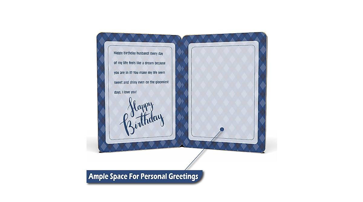 Unique AGAPE Love Birthday Card for Husband - Bamboo Design