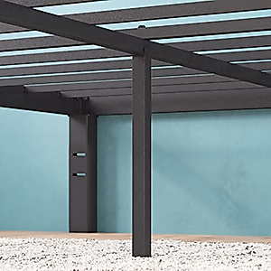 ZINUS Luis 14 Inch QuickLock Metal Platform Bed Frame / Mattress Foundation with Steel Slat Support / No Box Spring Needed / Easy Assembly, Queen