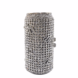 DJBM Women Beer Can Diamond Evening Bags Rhinestone Clutch Crystal Purses for Women Party Wedding Cocktail Prom Handbag