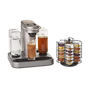 Nifty Solutions Compatible with Bartesian Cocktail Holds up to 24 Capsule Pods, Spins 360-Degrees, Medium (Pack of 1), Black